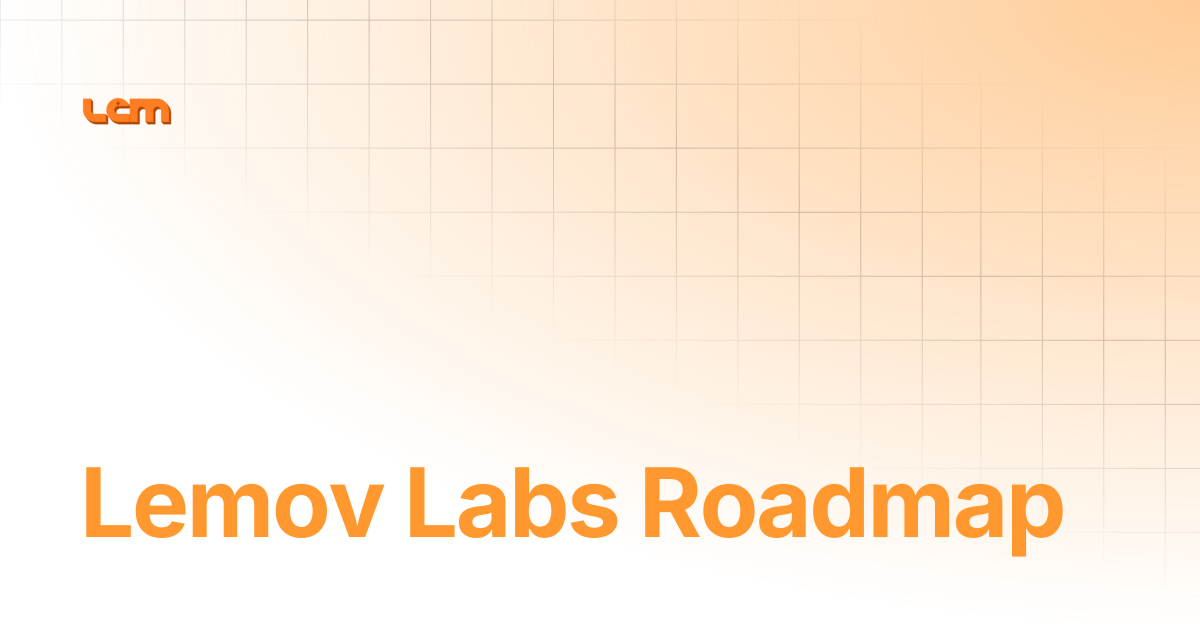 Lemov Labs Roadmap | Lemov